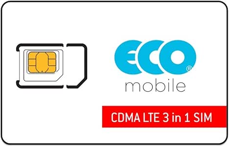 Amazon.com: ECO Mobile CDMA LTE SIM KIT (3-1)