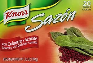 Amazon.com : Knorr Sazon, Coriander & Annatto Kolorao 3.5 oz (Pack of ...