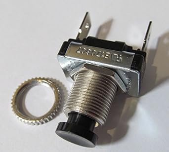 18650-5D PUSH BUTTON MOMENTARY SWITCH FITS 2-PRONG E170607 LR107402 3A ...