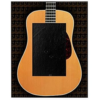 Amazon.com - Rise8 Studios Guitar Body Shaped Music Picture Frame for ...