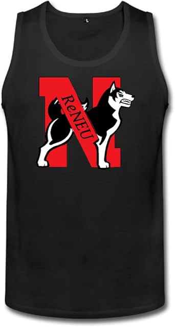 Northeastern University NEU Paws Huskies Logo Man Graphic Tank Tops ...