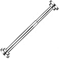 Amazon.com: Stainless Steel Spring Tension Curtain Rod 15.7" to 27.6 ...