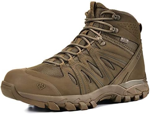XPETI Men's Tactical Boots 6 Inches Lightweight Military Boots ...