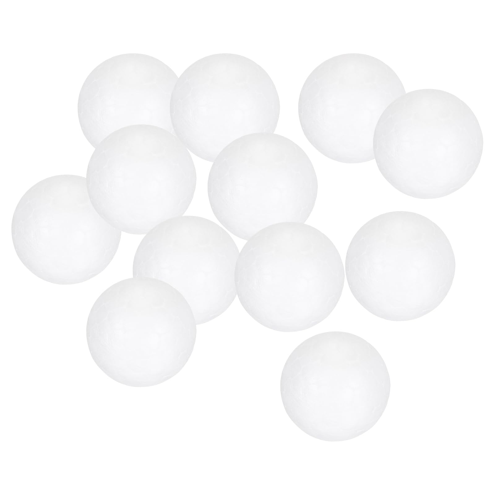 MECCANIXITY White Foam Balls Round 1.5 Inch Model Polystyrene Spheres ...