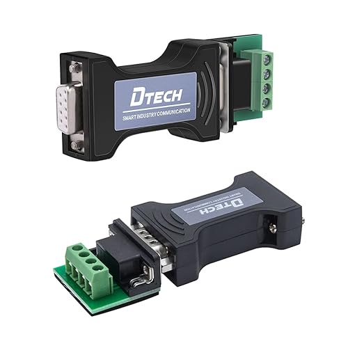 DTECH RS232 to RS485 Converter 2 Pack Bidirectional RS-485 to RS-232 ...