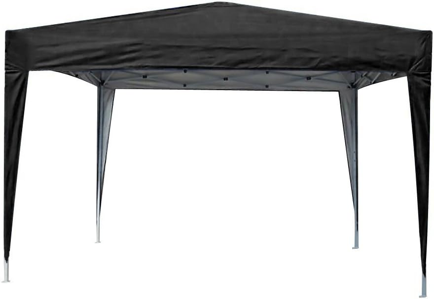 MCC - 3x3m Black Pop-up Gazebo Waterproof Outdoor Garden Marquee Canopy ...