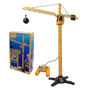 JCB Remote-Controlled Tower Crane Toy - 120cm Tall: Amazon.co.uk: Toys ...