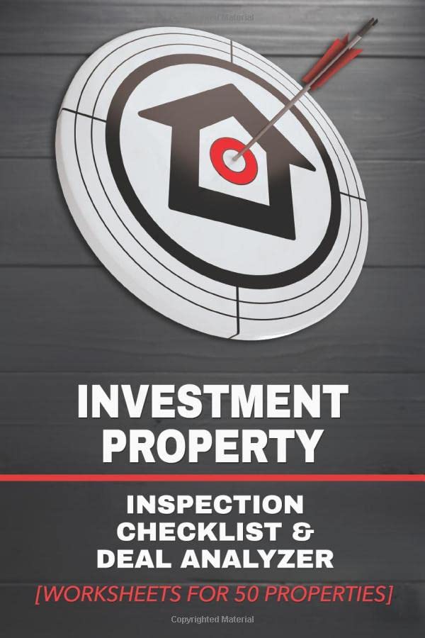 Investment Property Inspection Checklist & Deal Analyzer: Inspection ...