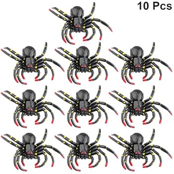 Amazon.com: Fun Express - Plastic Jumping Spiders (2") for Halloween ...