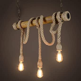 Candelabro Candelabro Colgante Novedad Cuerda 3 Candelabros Retro Mood ...