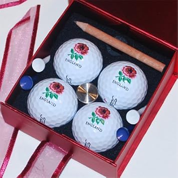England Titleist ProV Golf Gift Set (Red): Amazon.co.uk: Sports & Outdoors