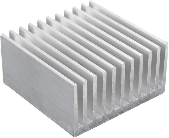 QuickShop Dissipateur de chaleur en aluminium 40 x 40 x 20 mm pour CPU ...