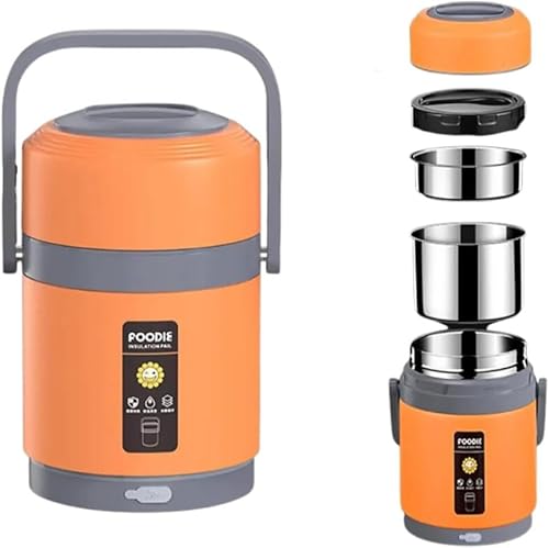 USB electric thermal heated insulation lunch box of 2023, portable ...