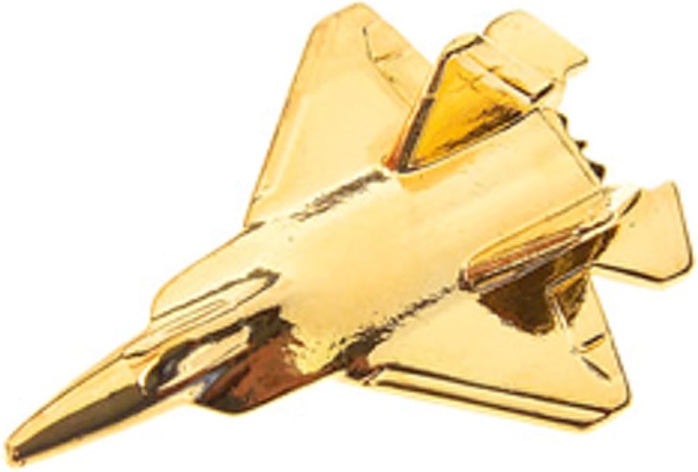Lockheed Martin F-22 Raptor Gold Airplane Tie Pin Lapel Badge Brooch ...