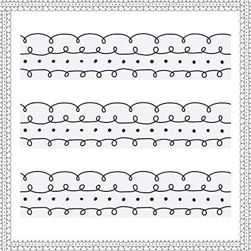 44 Pcs Squiggles and Dots Die Cut Border Trim Bulletin Board Border ...