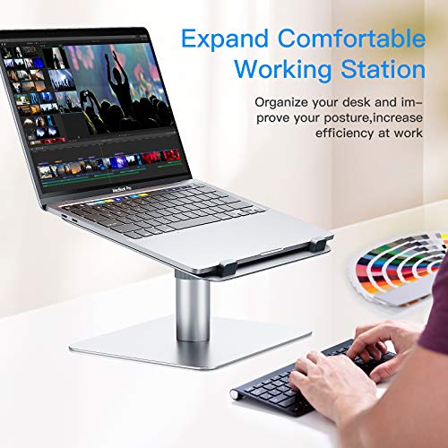 Swivel Laptop Stand Adjustable Height, 360° Computer Stand for Laptop ...