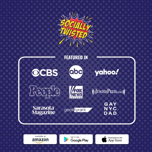 SOCIALLY TWISTED Friends & Family Party Game, Perfect for Crazy People ...