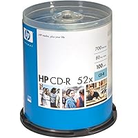 Amazon.com: HP 52x 700mb CDR 100 Pack Spindle : Electronics
