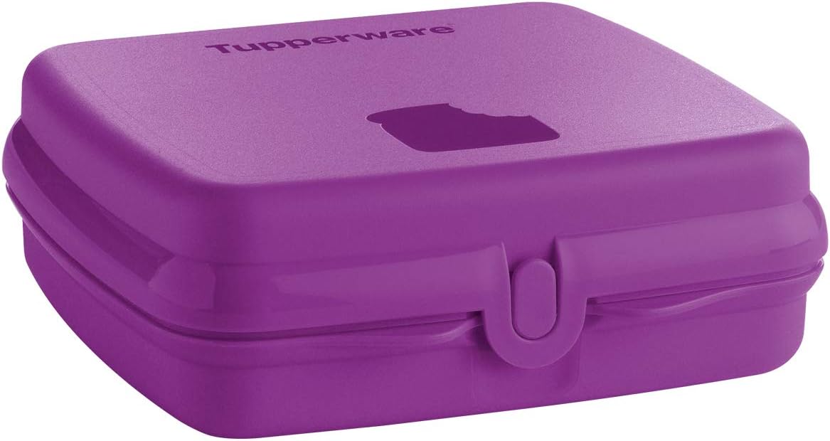 Contenedor para sandwich Cuadrilunch Click Tupperware: Amazon.com.mx ...