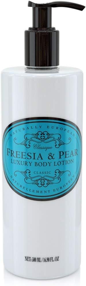 Naturally European Freesia and Pear Luxury Body Lotion, 500ml – BigaMart