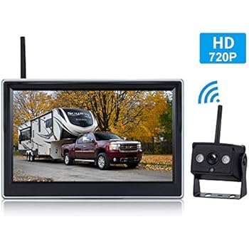 Amazon.com: Yakry HD 720P Digital Wireless Backup Camera and 5 ...