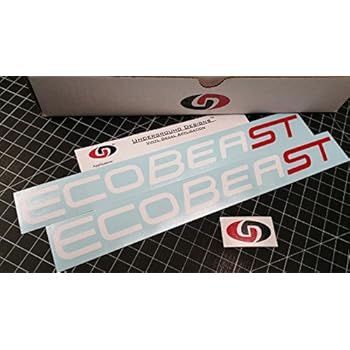 Amazon.com: UNDERGROUND DESIGNS ECOBEAST Ecoboost Vinyl Decals Fender ...