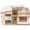 Amazon.com: Desktop Wooden Model Kit Modern House: Toys & Games