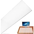 Amazon.com: IMPRESA 20"x 36" Tempered Glass Computer Desk Mat, Clear ...