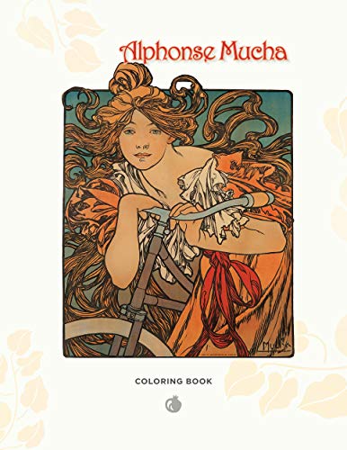 Alphonse Mucha Coloring Book: Pomegranate, Alphonse Mucha;Alphonse ...