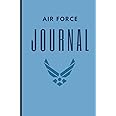 Air Force Journal: Military Lined Notebook With Writing Prompts Pages ...
