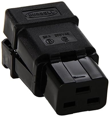 Hubbell H320C IEC320 Female Connector, 20/16 amp, 250V: Amazon.co.uk ...
