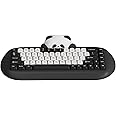 Amazon.com: YUNZII C68 Panda Wireless Mechanical Gaming Keyboard, 68 Keys Cute Layout with PBT ...