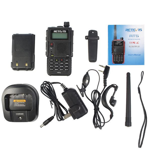 Retevis RT5 Dual Band Two Way Radio, Long Range Walkie Talkies ...