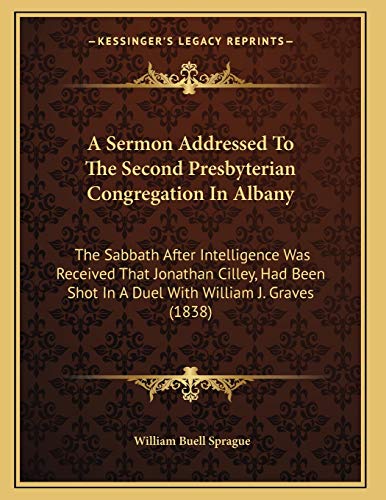 Amazon.com: A Sermon Addressed To The Second Presbyterian Congregation ...