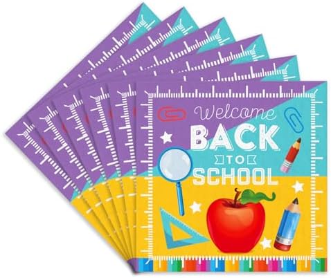 KOBOKO Pack of 20 Napkins School Child 2025 Decorative First Day of ...