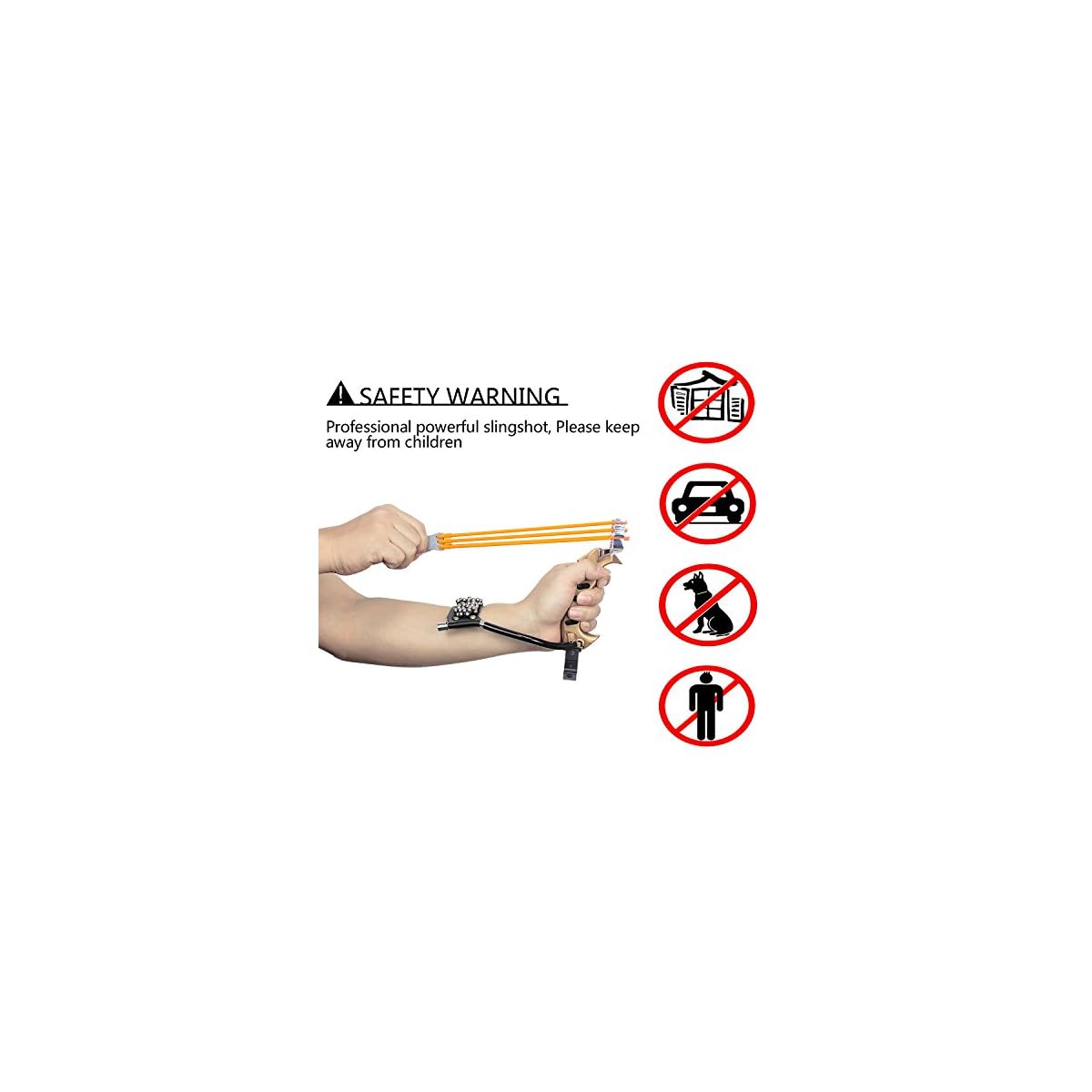 Professional Slingshot Wisdoman Stainless Steel Outdoor Hunting Sling ...