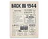 Amazon.com: 8x10 1944 Birthday Gift // Back in 1944 Newspaper Poster ...