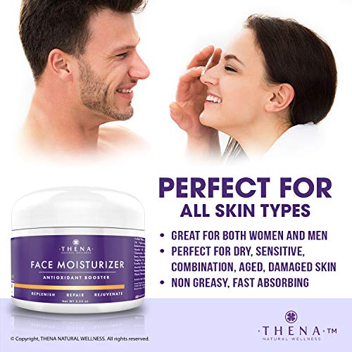 Anti Aging Face Moisturizer Cream For Dry Sensitive Skin, Organic ...