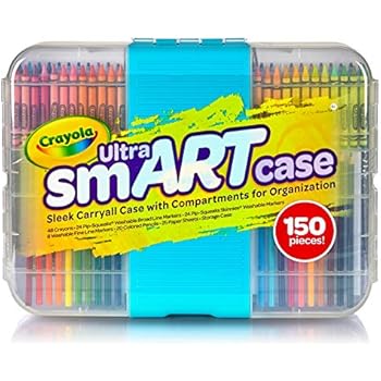 Amazon.com: Crayola 150-Count Telescoping Crayon Tower, Storage Case ...
