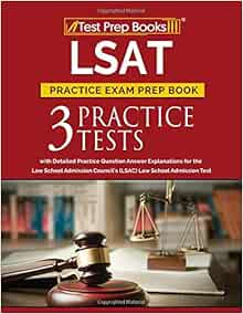 LSAT Practice Exam Prep Book: 3 LSAT Practice Tests with Detailed ...