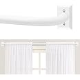 Amazon.com: TANGWIN White Wrap Around Curtain Rods 48 to 90 Inch ...