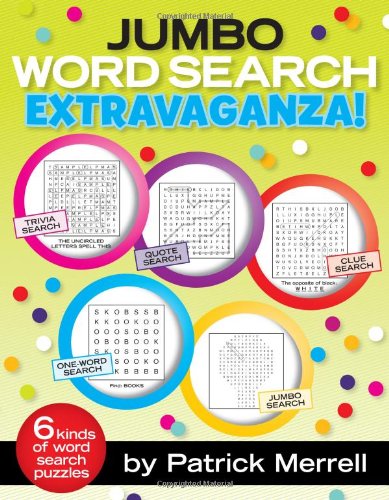 Jumbo Word Search Extravaganza!: Merrell, Patrick: 9781603208796: Books ...