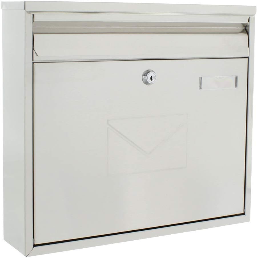 Rottner Teramo Dual Access Large Stainless Steel Letter Box: Amazon.co ...