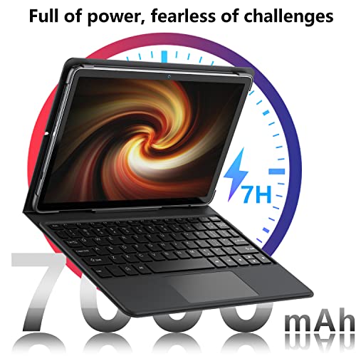 ZONKO 2 in 1 Tablet 10 inch 128GB/512GB Expand Storage 2.4G&5G WiFi ...