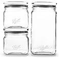 Amazon.com: Ball 3 Jar Set, Stack & Store Jars with Airtight Stackable ...