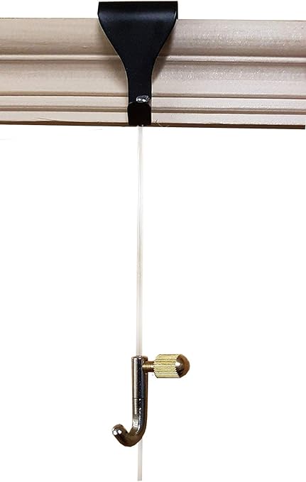 Moulding Hook Black Moulding Victorian Rail Picture Hook: Amazon.co.uk ...