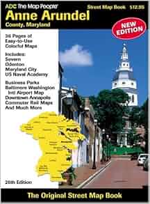 Anne Arundel County, County, Maryland: Street Map Book: the Map People ...