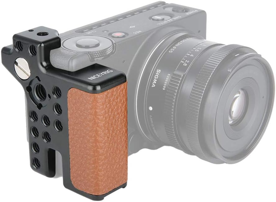 NICEYRIG Side Handle Leather Non-slip Grip for SIGMA FP/FPL Camera ...