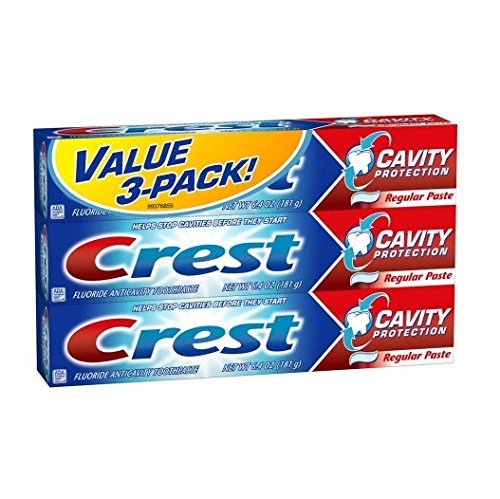 Crest Cavity Protection Fluoride Anticavity Regular Toothpaste 6.4 Oz ...