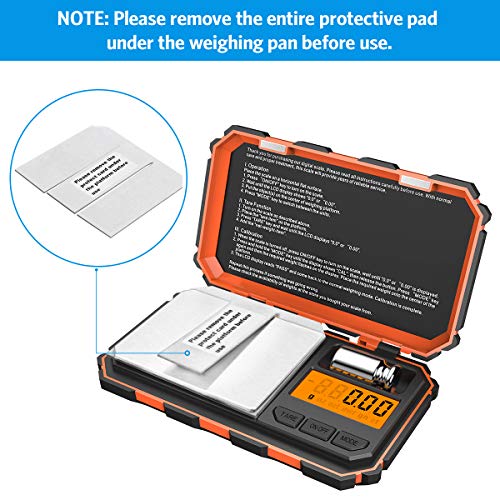 Brifit Upgradaed Digital Mini Scale, Electronic Smart Scale, 200g /0.01g Pocket Scale, 50g ...